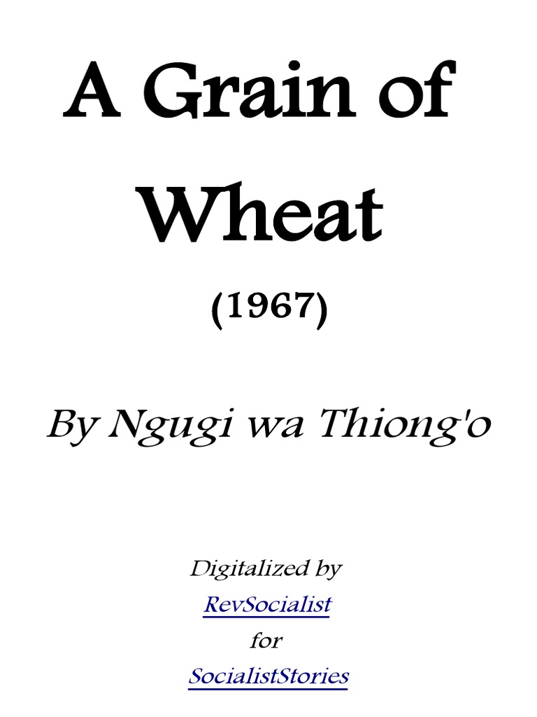 A Grain of Wheat | PDF