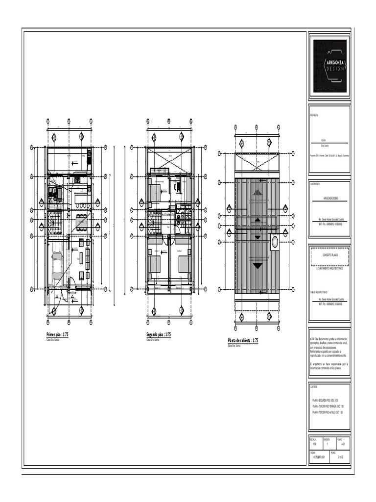 PLANOS ARQ. SONIA CONSTRUCTIVOS-Modelo - pdf1 | PDF