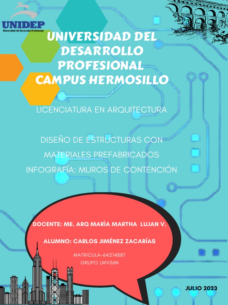 S1A1 CAJZ Infografía Muros de contención | PDF | Diseño arquitectonico ...