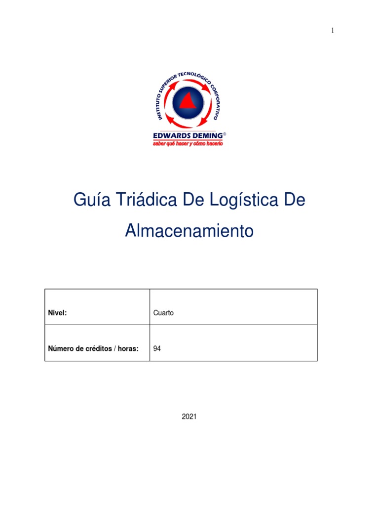 Logistica de Almacemamiento | PDF | Almacén | Logística