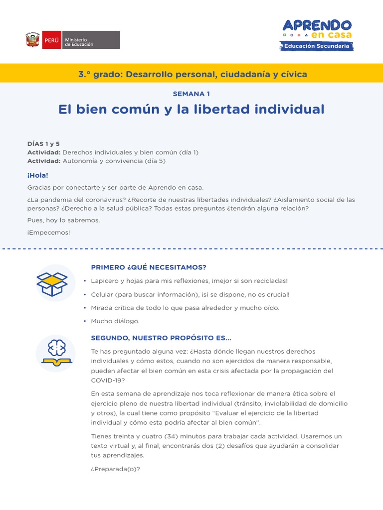 Bien Comun Libertad Individual | PDF | Libertad