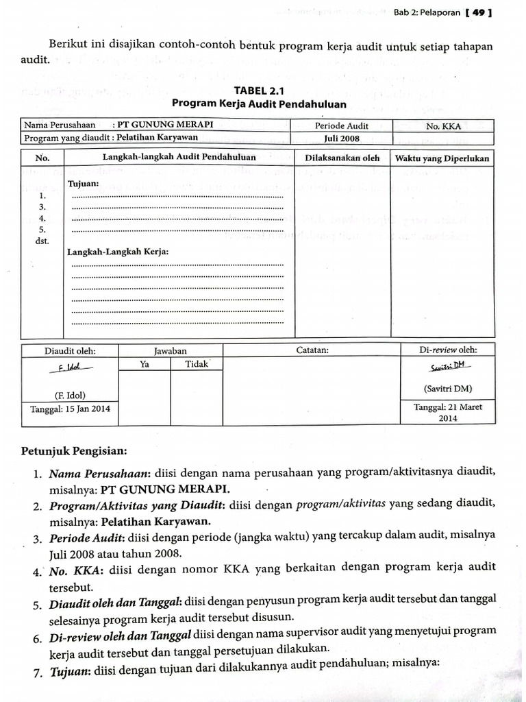 Contoh Laporan Audit Manajemen | PDF