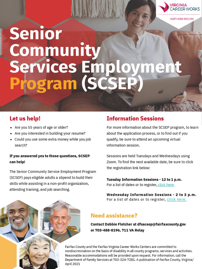 55+ Senior Communty Services Employment Program | PDF