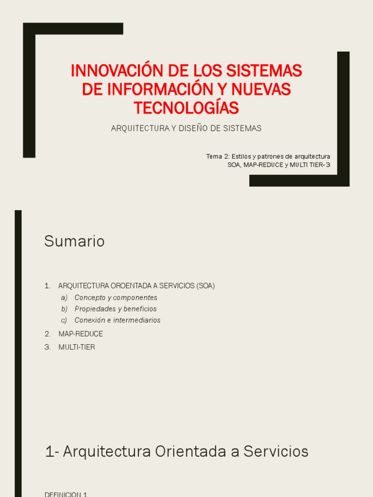 9 Soa Map Reduce Muti Tier 3 (5mbytes) | PDF | Arquitectura orientada a ...