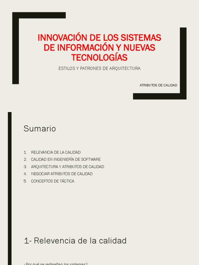 6-Atributos de Calidad | PDF | Calidad (comercial) | Software 6-Atributos de Calidad | PDF | Calidad (comercial) | Software