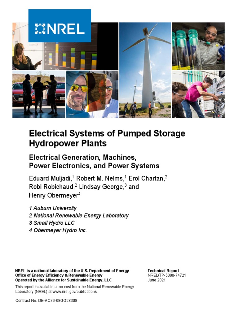 Electrical System in Pumped Storage Hydro Power Plants | PDF | Electric ...