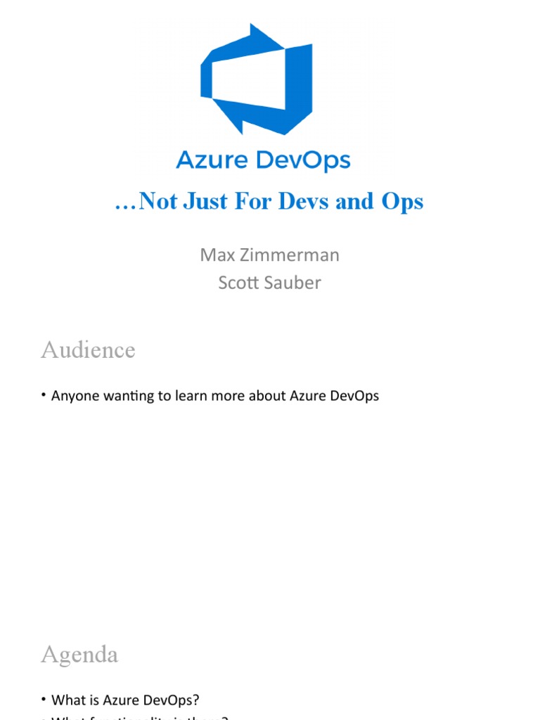 Azure Devops | PDF | Information Technology Management | Software Development