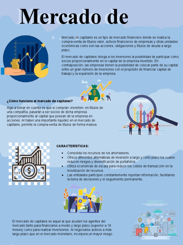 infografia mercado de capitales | PDF