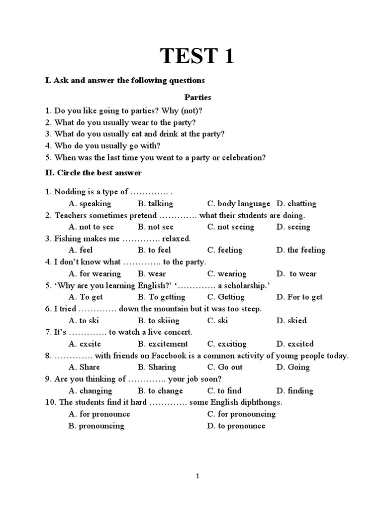 Practice Tests TA2 Test 4 | PDF | Gorilla | William Shakespeare