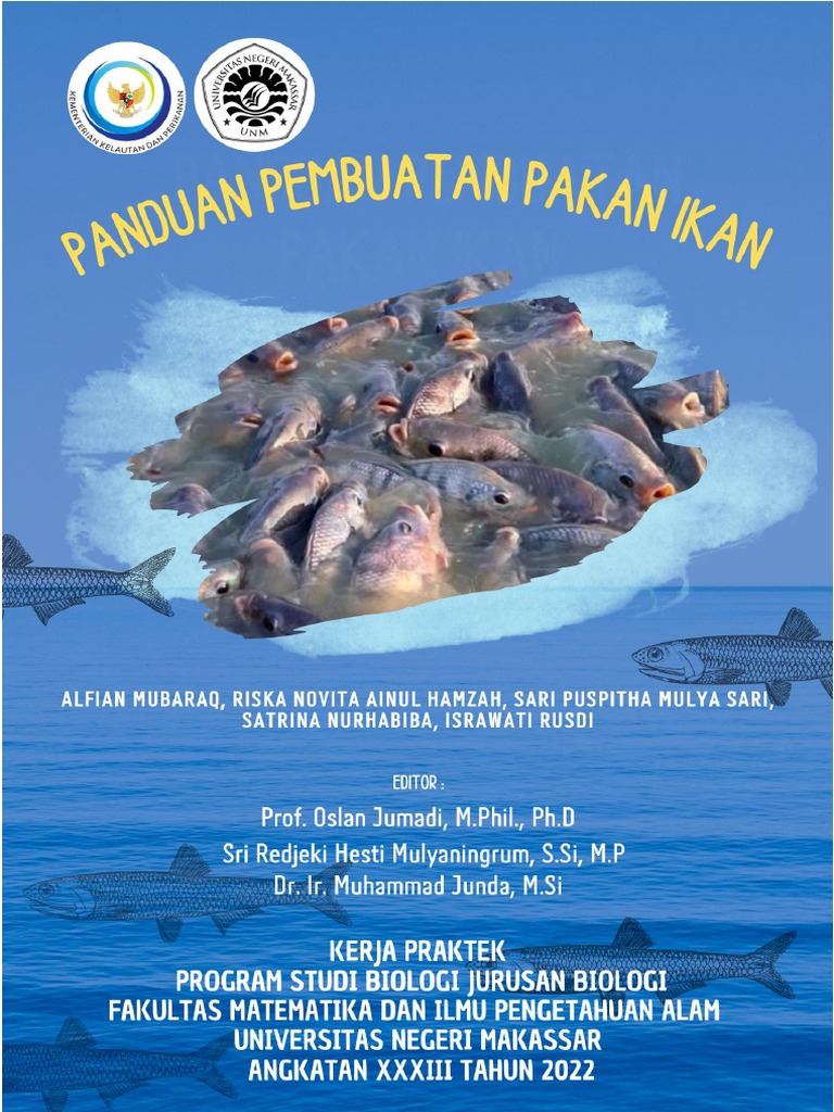 Biologi FMIPA UNM - Buku Panduan Pembuatan Pakan Ikan - 2022 | PDF