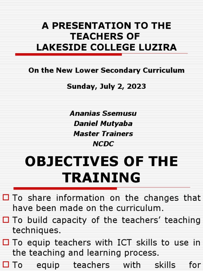 New Lower Secondary Curriculum Overview | PDF | Educational Assessment ...