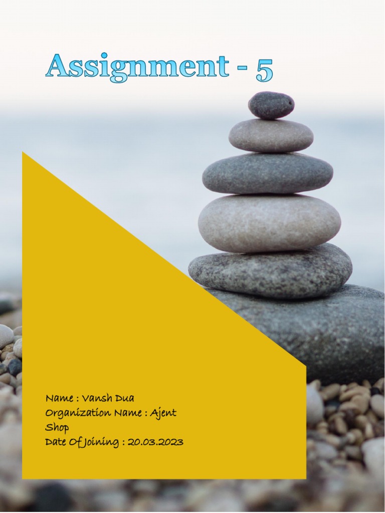 Assignment 5 Pdf Ip Address Cloud Computing 