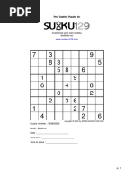 Alphadoku - 25x25 Sudoku Puzzle To Print - Symmetric, Level Expert, No 4361 | PDF ...