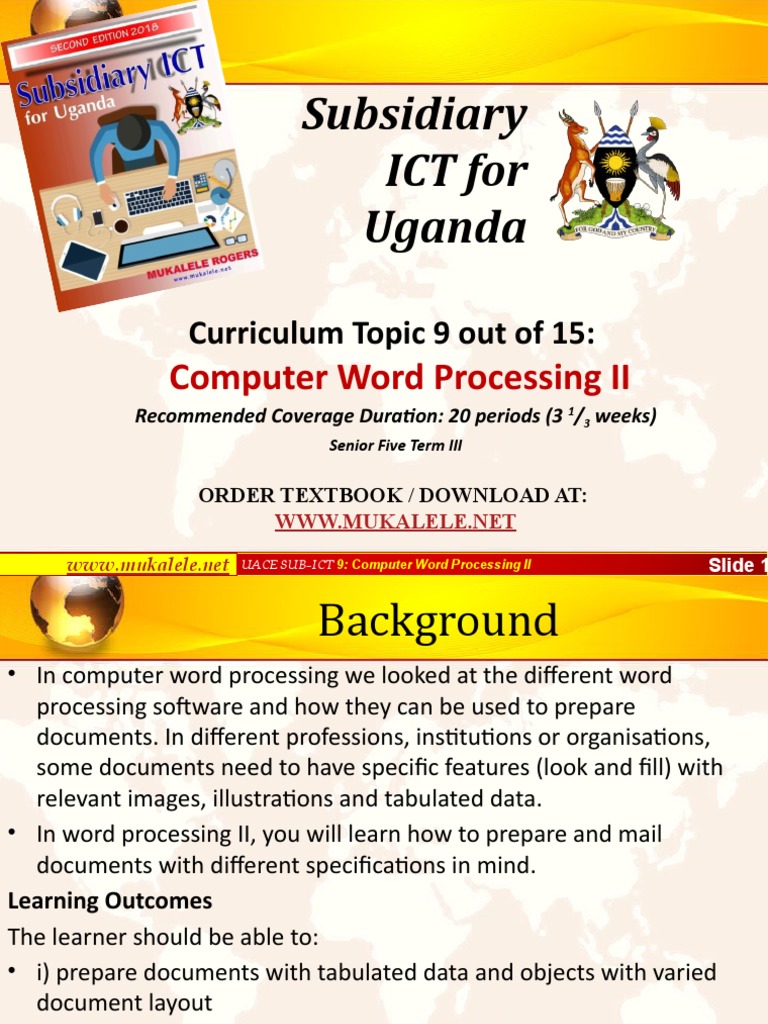 9 Computer Word Processing II | PDF | Page Layout | Hyperlink