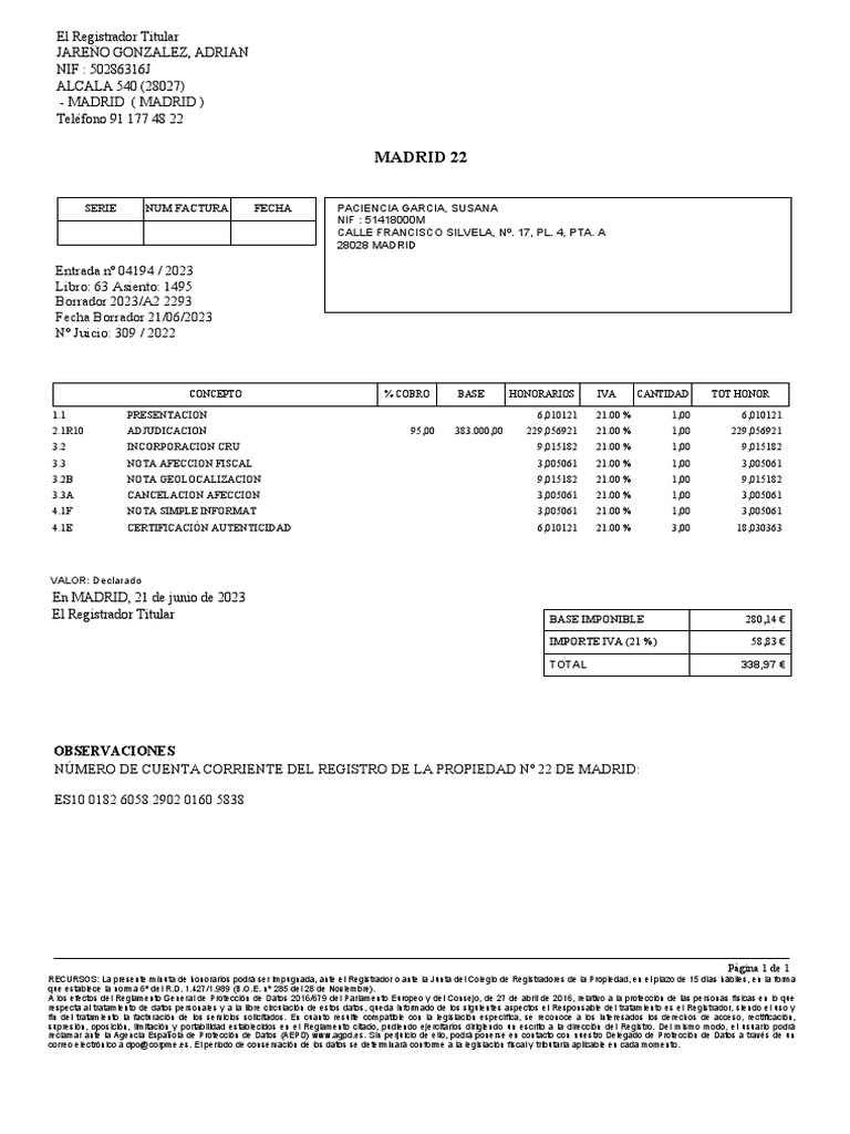 Reservar Espacio: Madrid 22 | PDF | Privacidad de la información | Gobierno