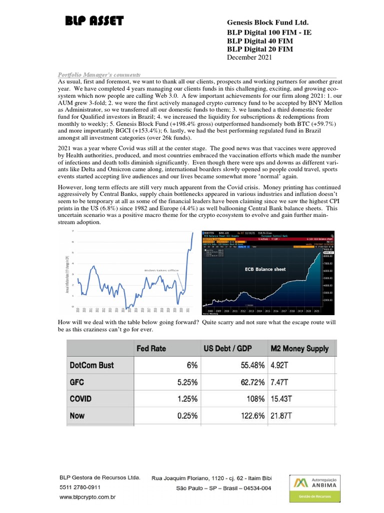 BLP Letter | PDF | Cryptocurrency | Bitcoin