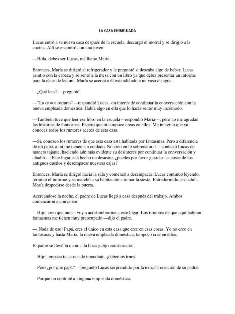 LA CASA EMBRUJADA | PDF