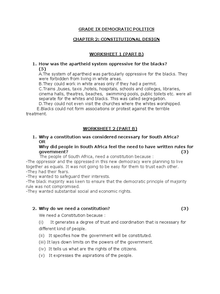 Understanding South Africa's Constitution | PDF | Constitution ...