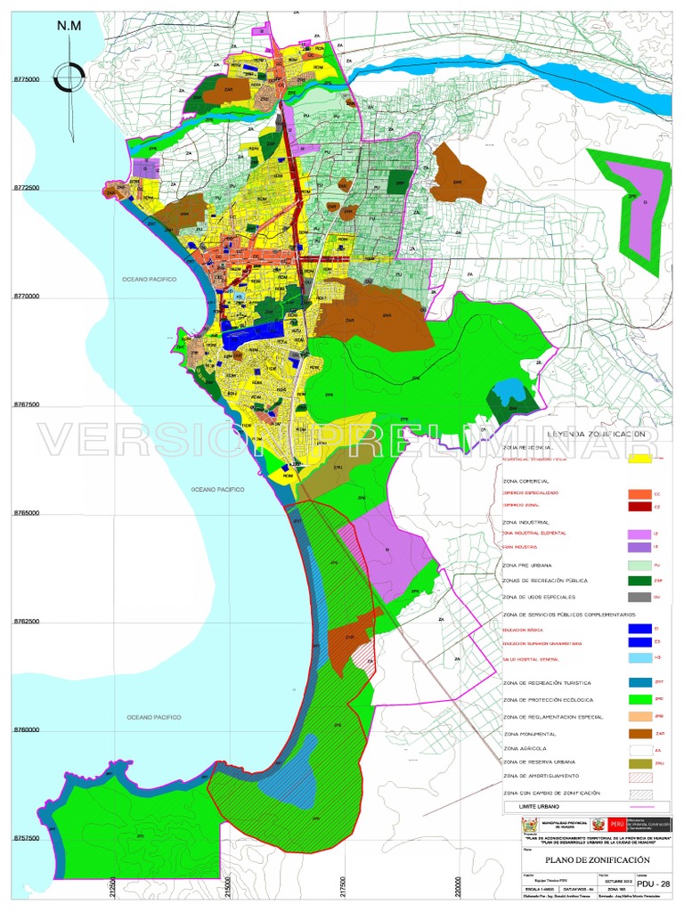Zonificación Huacho | PDF