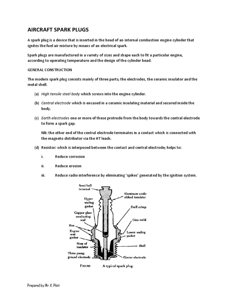 Spark Plugs | PDF | Electrical Connector | Physical Sciences