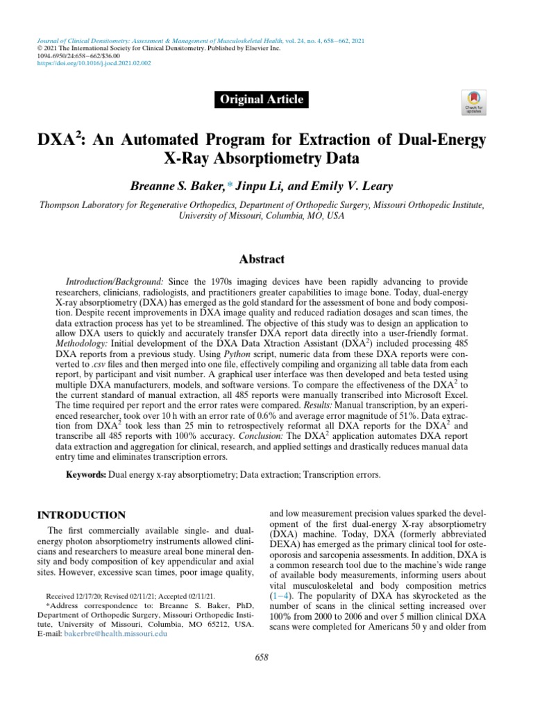 DXA2 | PDF | Computer File | Radiography