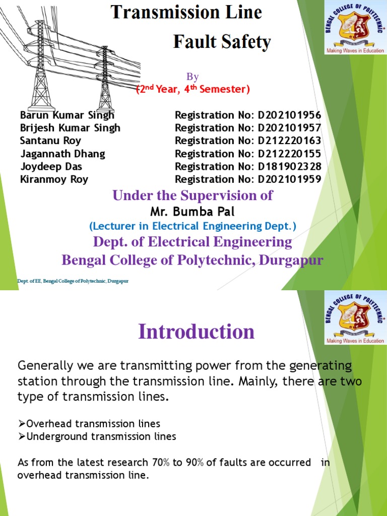 Transmission Line Fault | PDF | Relay | Electric Power Transmission