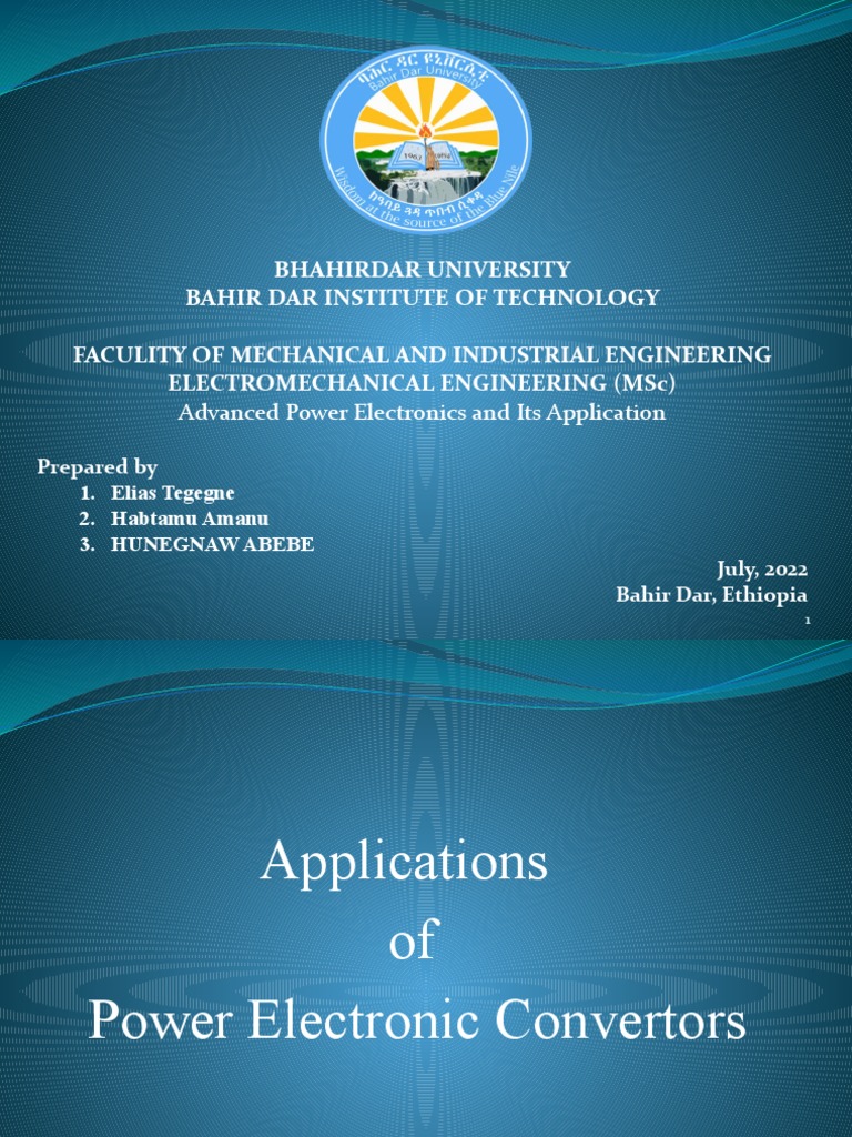 Elias, Habtamu and Hunegnaw | Download Free PDF | Power Electronics | Photovoltaic System