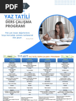 Tyt-Calisma-Programi-3-Aylik (1) | PDF