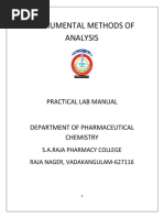 Instrumental Method of Analysis (PV Publication) | PDF