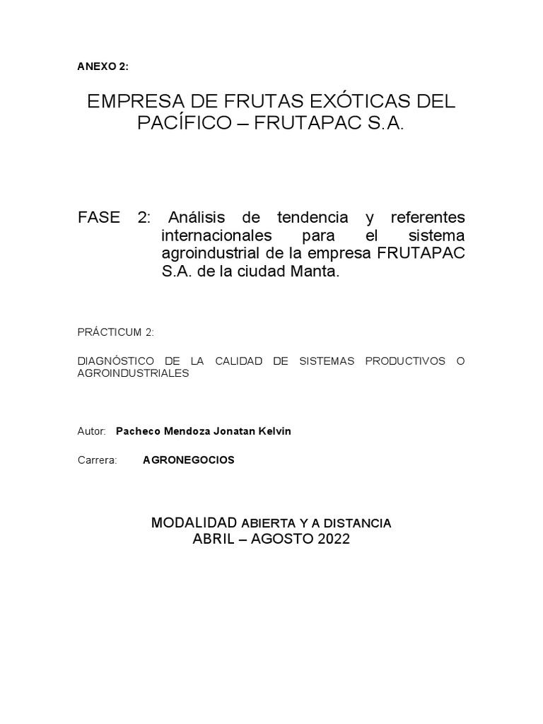 ANEXO Entregable 2 | PDF | Iniciativa empresarial | Mercado (economía)
