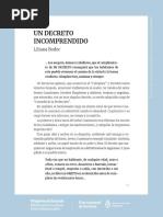 Decreto Incomprendido | PDF