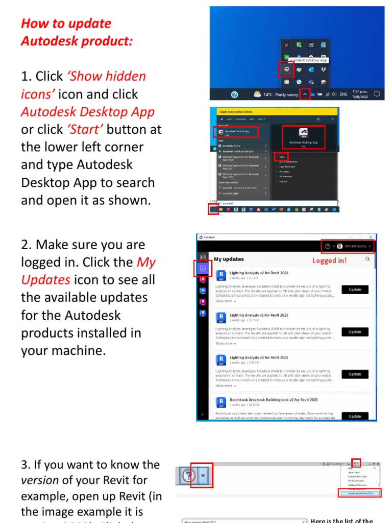 Updating Autodesk Product Pdf