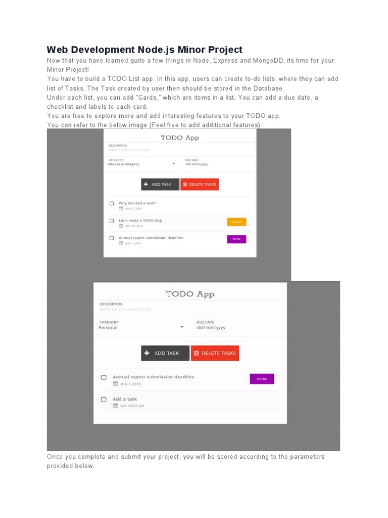 Node - Js Project - 1 | PDF