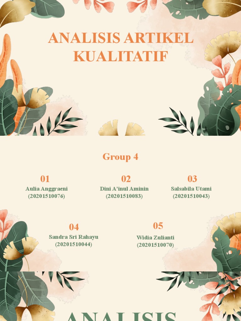 Kel.4 - Analisis Artikel Kualitatif | PDF Kel.4 - Analisis Artikel Kualitatif | PDF