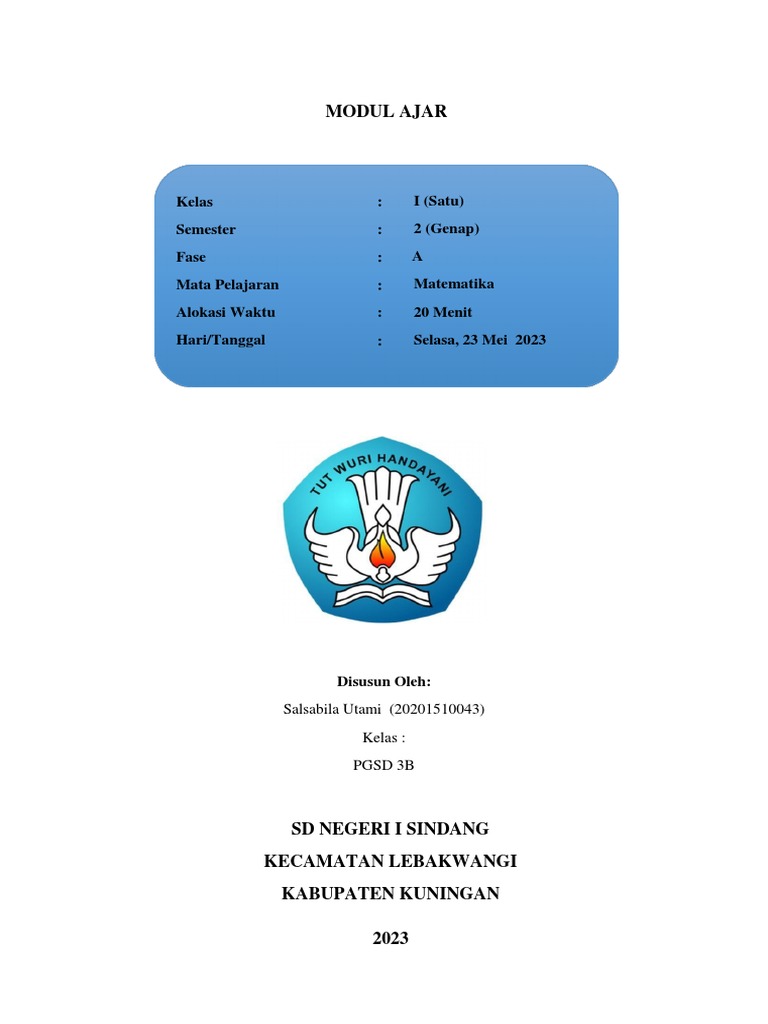 Modul Ajar 3 - Merdeka Kelas Rendah | PDF