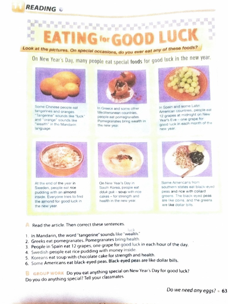 Eating For Good Luck | PDF