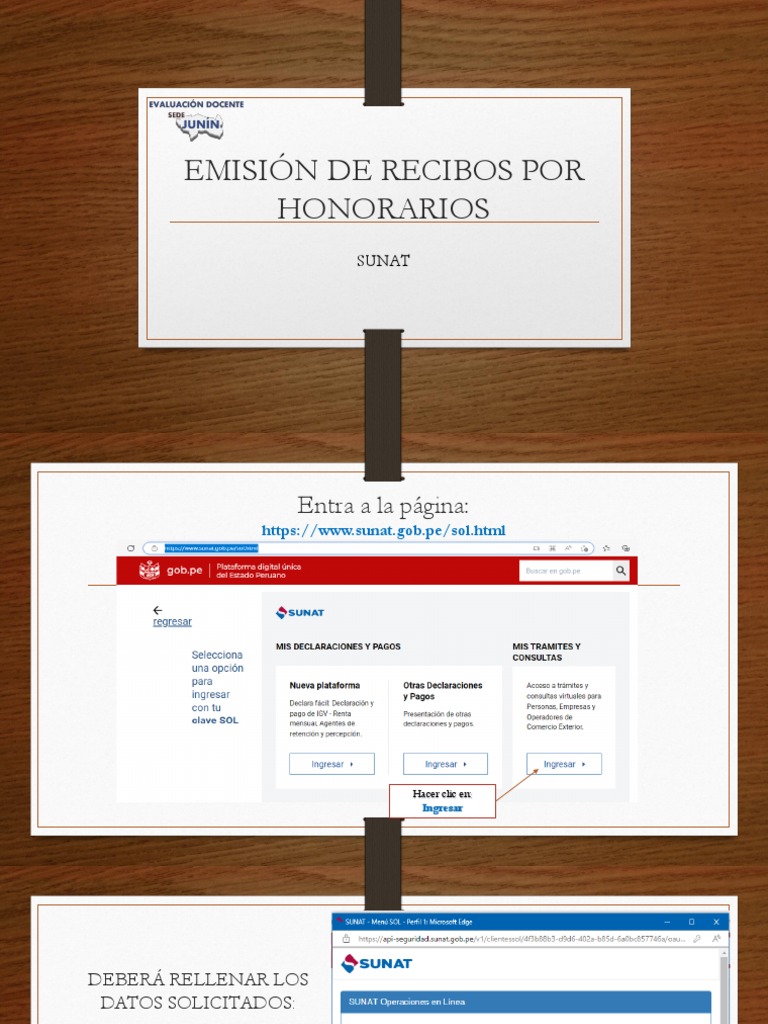 EMISIÓN DE RECIBOS POR HONORARIO NIVEL III - GUIA 2023 PARA ENVIAR ...