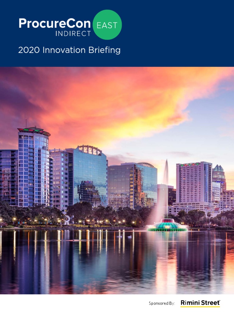 Rimini Street IT Procurement ProcureCon Indirect East 2020 Innovation ...