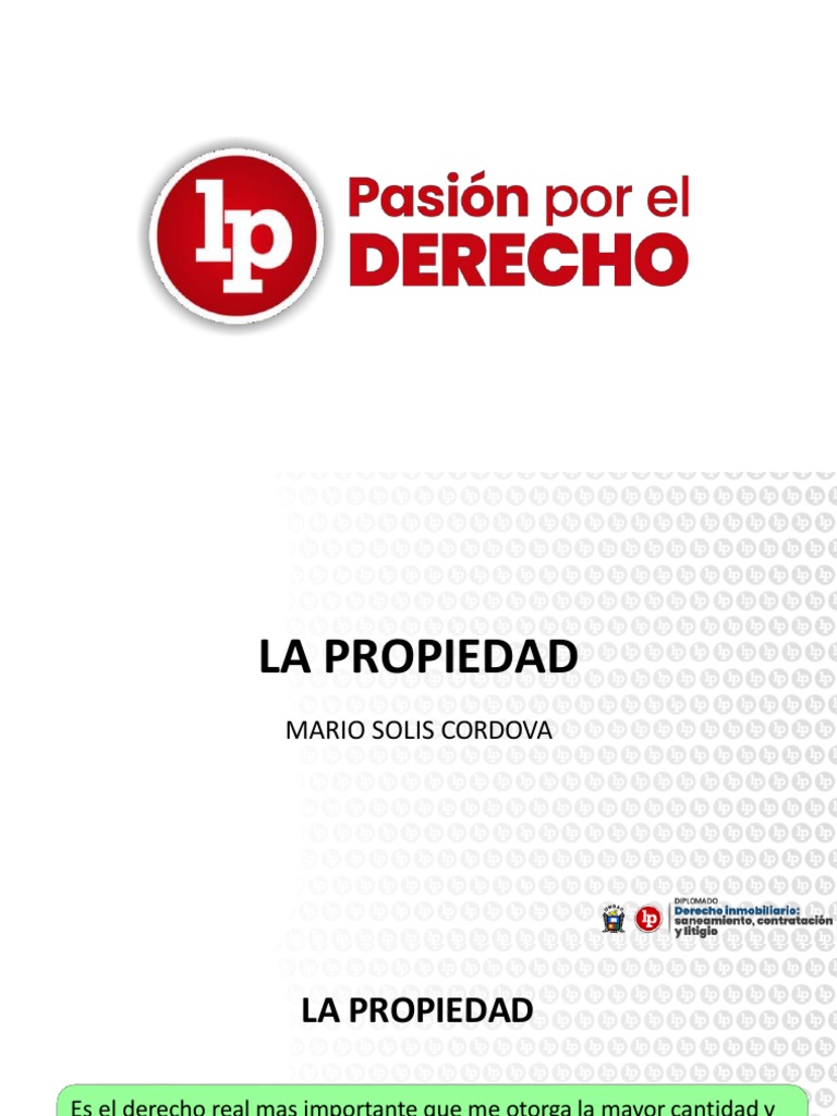 Facultades y Definición de Propiedad | PDF | Propiedad | Dominio eminente