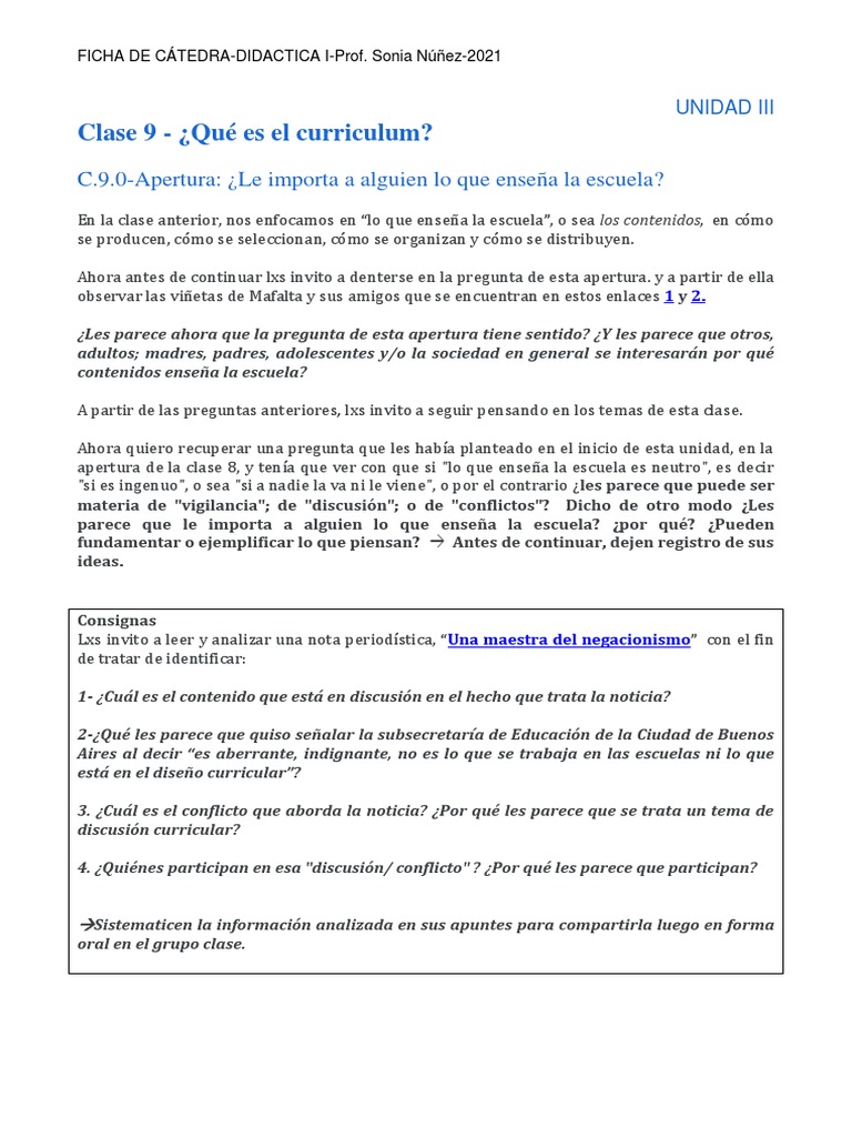 ¿Qué es el curriculum educativo? | PDF | Plan de estudios | Enseñando