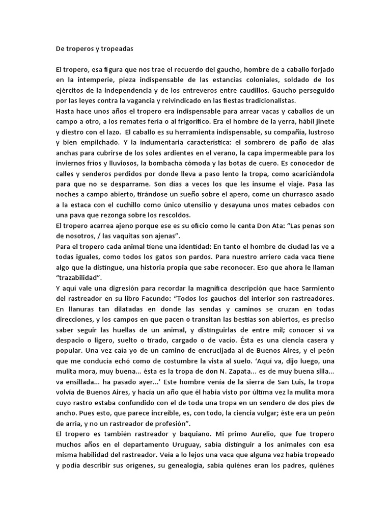 El Tropero | PDF | Ganado