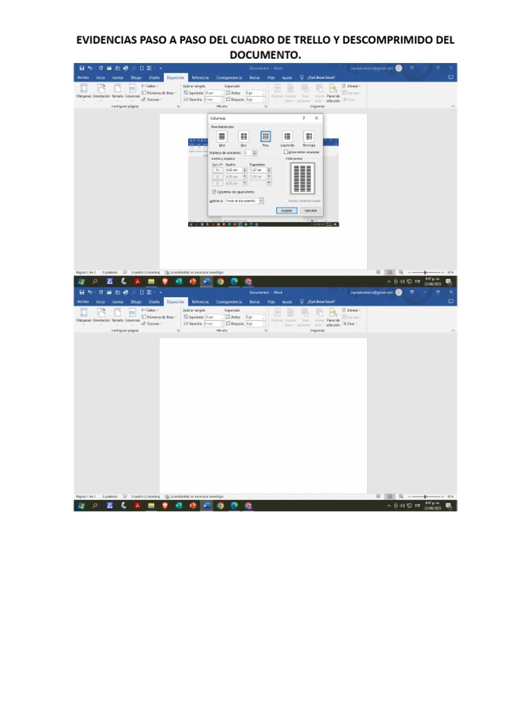 Evidencias Como Hacer El Cuadro Trello y Descomprimido | PDF