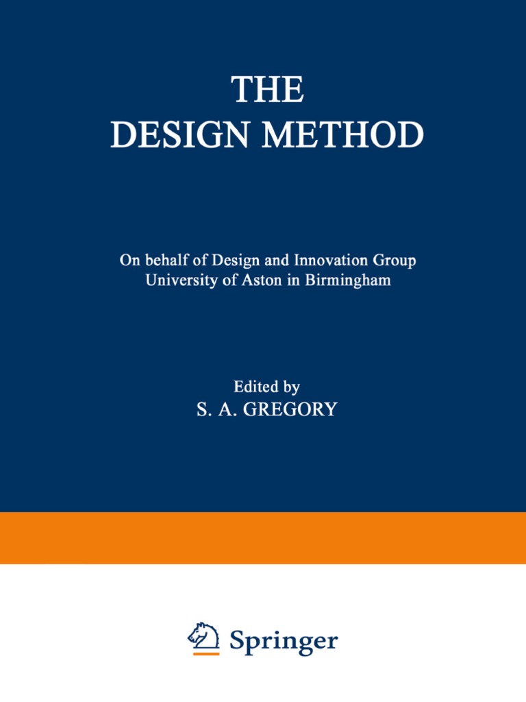 Gregory SA Ed The Design Method | PDF | Design | Thought