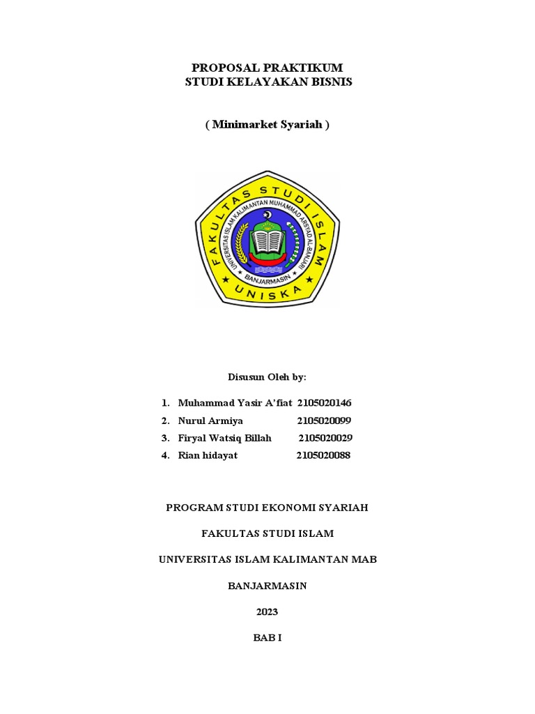 Proposal StudiKB Kel 9 | PDF | Bisnis | Pengelolaan Keuangan & Uang