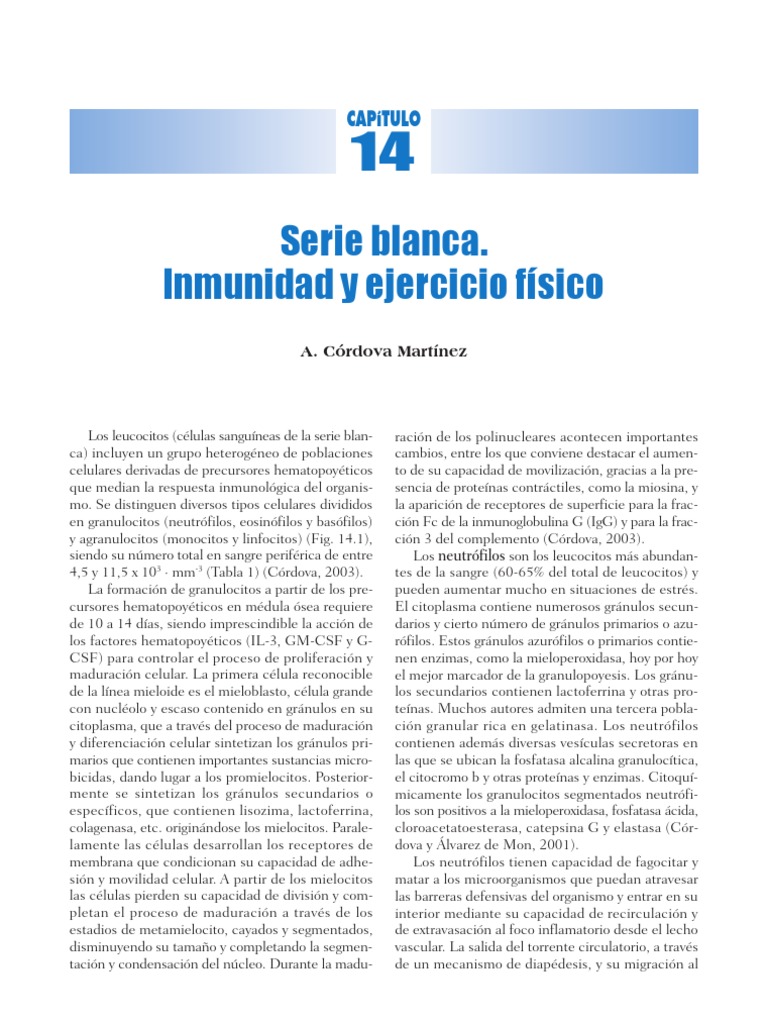 14 Serie Blanca Inmunidad | PDF | Sistema inmune | Leucocito