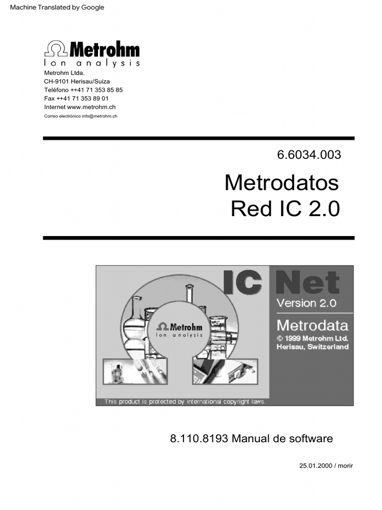Metrodatos Red IC 2.0: 8.110.8193 Manual de Software | PDF | Archivo de computadora | Microsoft ...