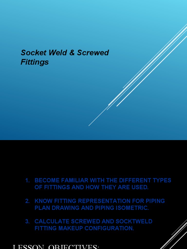 SCRD and Socketweld | PDF | Pipe (Fluid Conveyance) | Construction