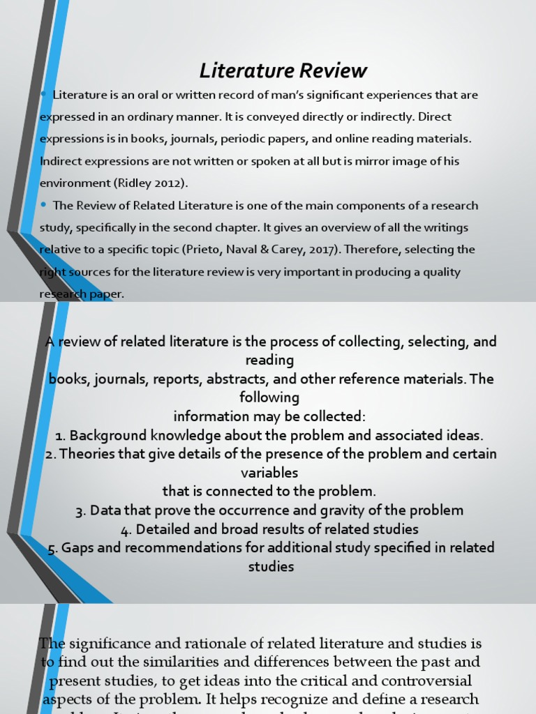 Literature Review | PDF | Apa Style | Idea