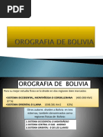 Mapa Orográfico de Bolivia: Geografía y Relieve | PDF | Andes | Bolivia