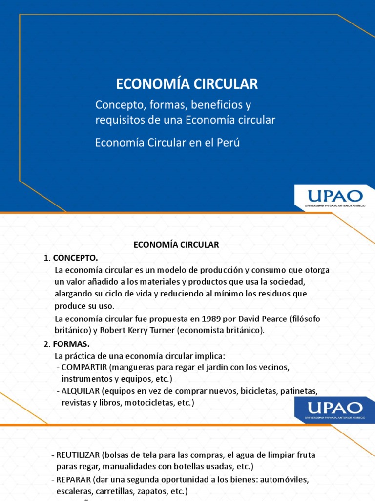 Economía Circular | PDF | Residuos | Reciclaje